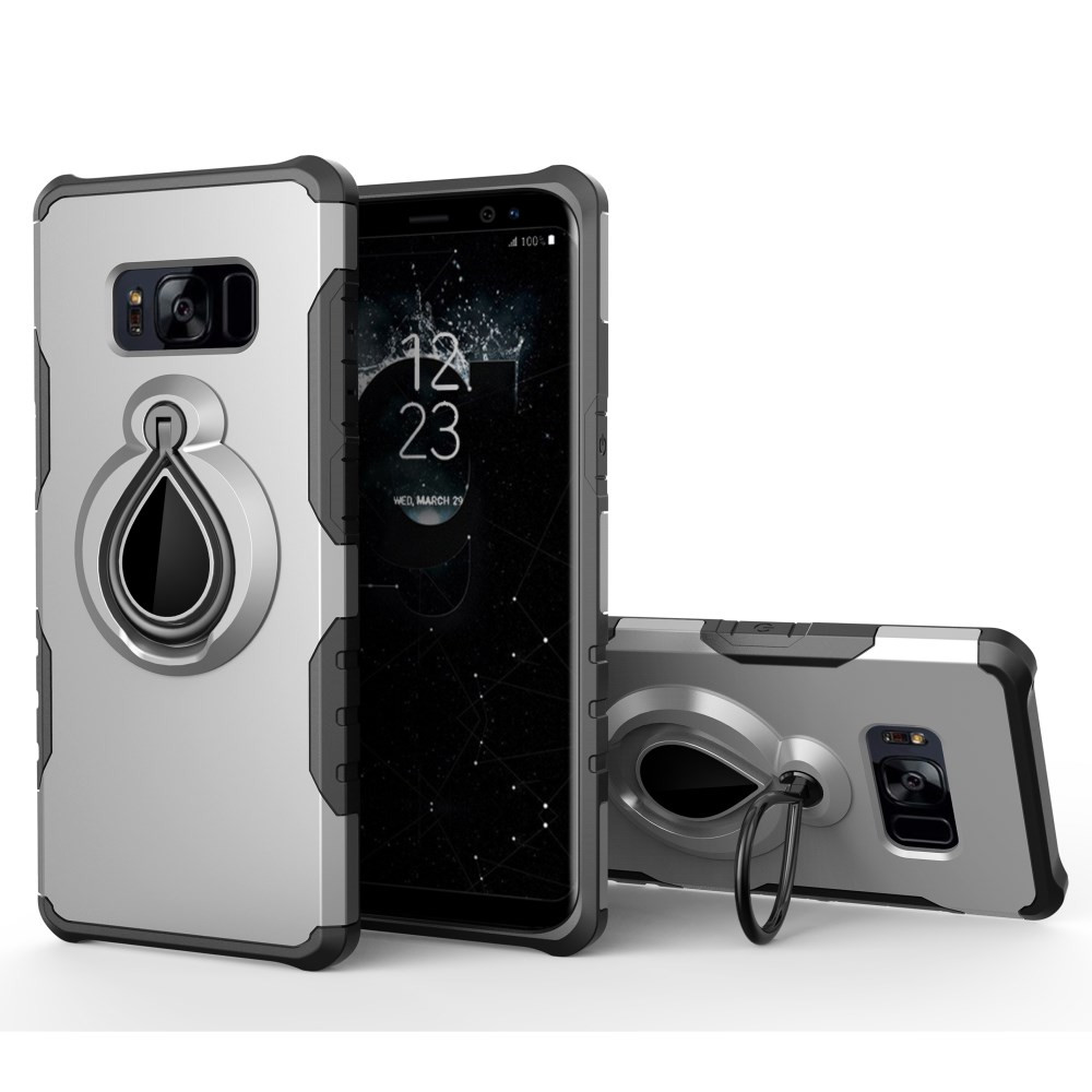 MAGNETIC RING SREBRN - SAMSUNG GALAXY S8 PLUS